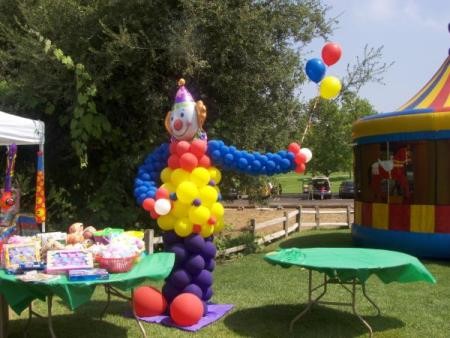 Party Rental Balloon Clown Decoration
