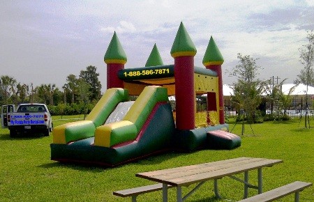 3 in 1 Inflatable Castle High Slide